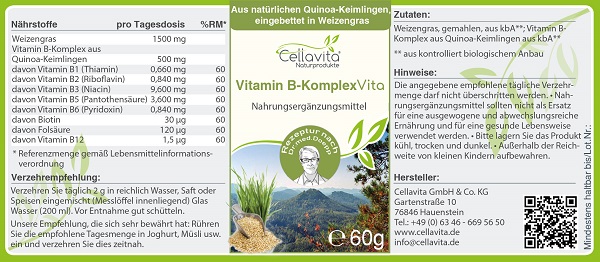 Vitamin B-Komplex Vita | Produkte | Selbstheilung Online