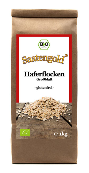 Bio-Haferflocken glutenfrei Großblatt | Selbstheilung Online